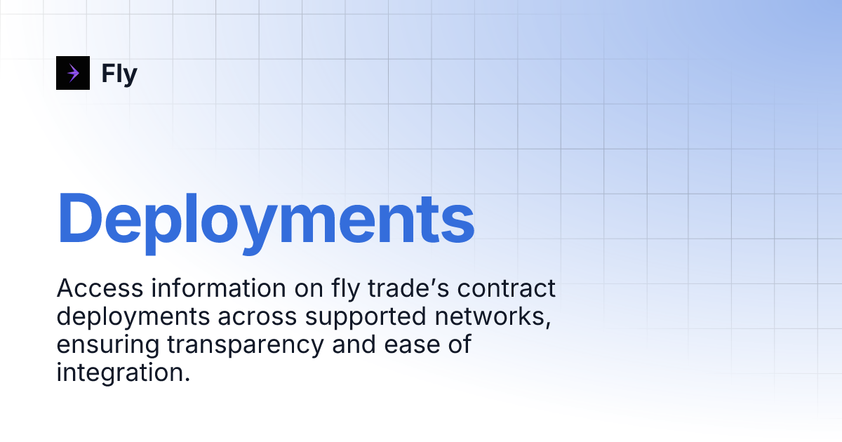 Deployments | Fly