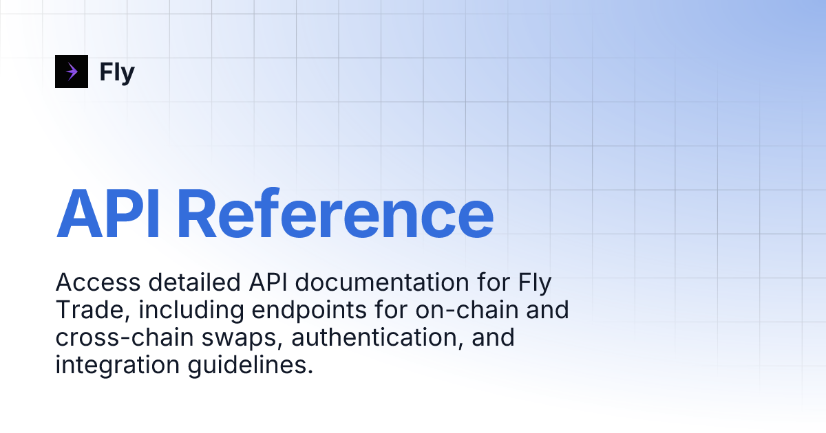 API Reference | Fly